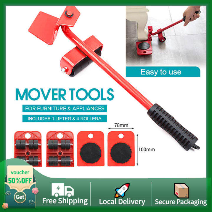【🇲🇾Stock 】5PCS Furniture Transport Lifter Mover Tools Hand Moving ...