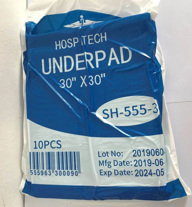 HOSPITECH UNDERPAD 30'' X 30''(10'S) | Lazada