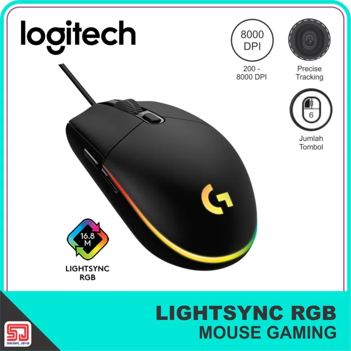 Logitech G102 LightSync RGB Mouse Gaming | Lazada Indonesia