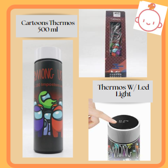 Thermos With LED Touch/ Tumbler w/ LED Display 500ml | Lazada PH