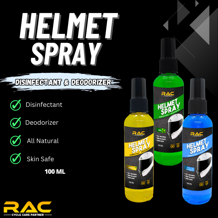 RAC Helmet Spray 100ML Bike/Motorcycle | Lazada PH