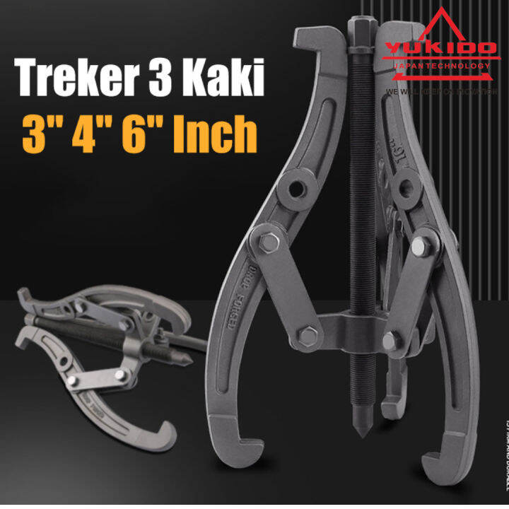Treker 3/4/6 Inch Gear Puller 3 Jaw Tracker Traker Bearing 3 kaki ...