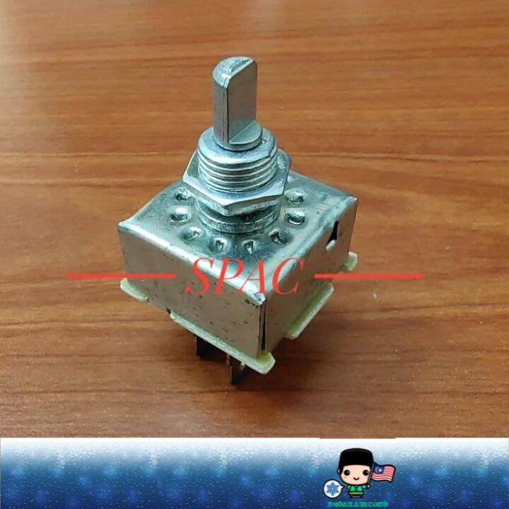 CAR AIRCOND BLOWER CONTROL 5PIN SWITCH 3 speed KNOB CAP Universal 5-Pin ...