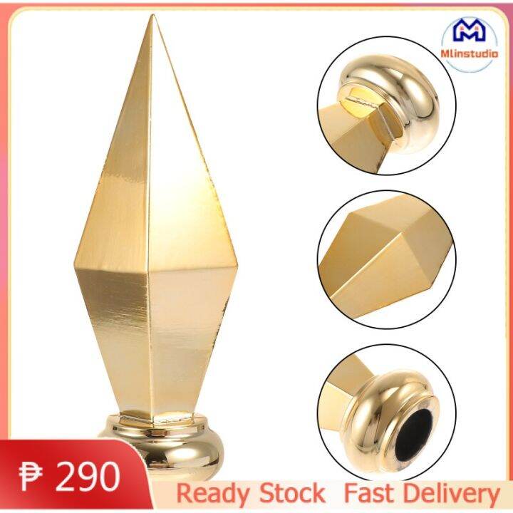 Mlinstudio Cross Flag Pole Topper Flag Pole Eagle Topper Brass Flag ...