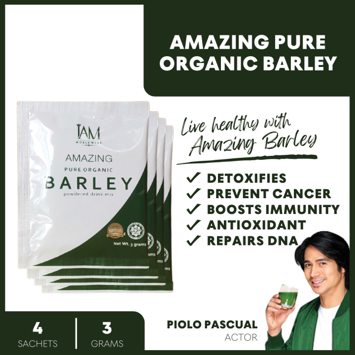 [4 SACHETS] Original Amazing Barley Amazing Pure Organic Barley ...