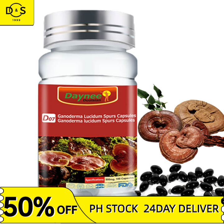 Ganoderma Lucidum Capsule Regulate Purify Blood Pressure Anti Aging ...