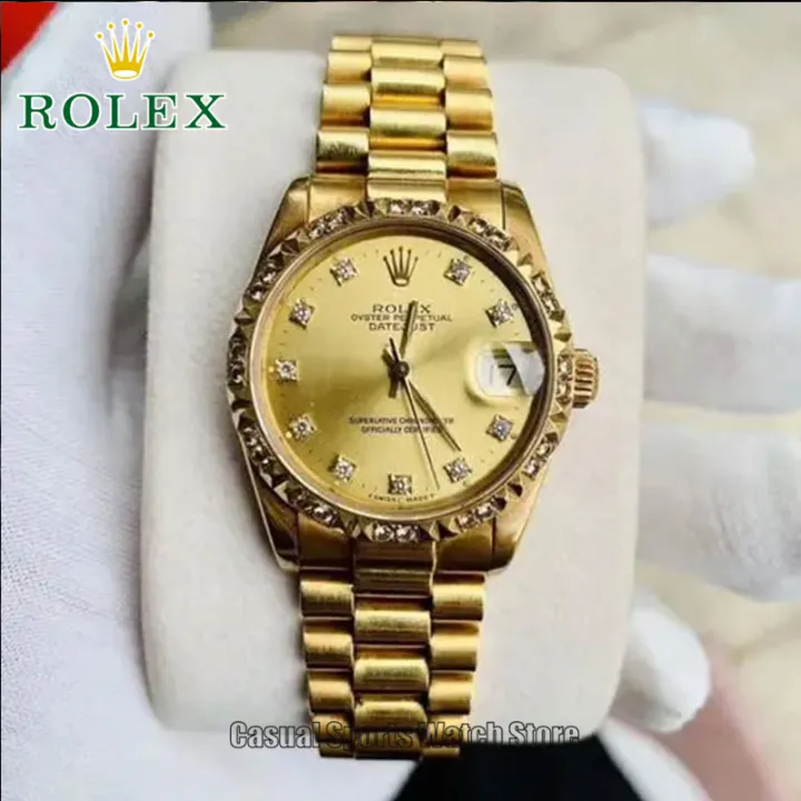 ROLEXs Watch For Women Pawnable Original Automatic Gold ROLEXs Watch ...