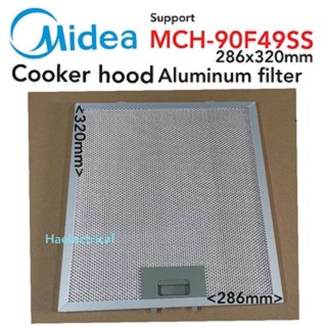 midea cooker hood aluminum filter for MCH-90F49SS | Lazada