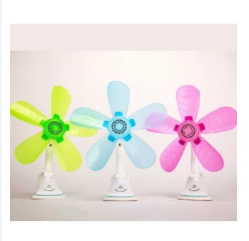 mini fan Style Fashion Portable 5 Blade Clip Fan Strong Wind Electric ...
