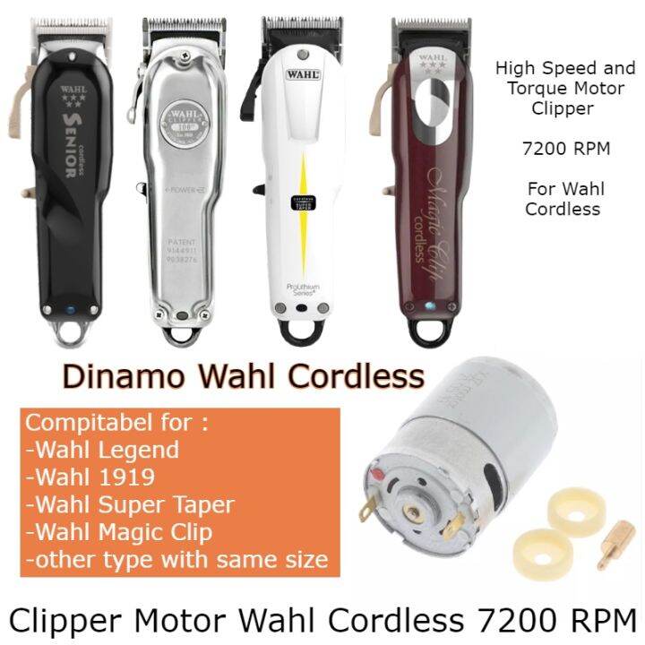 Dinamo motor untuk klipper wahl cordless 7200 RPM - High speed and high ...