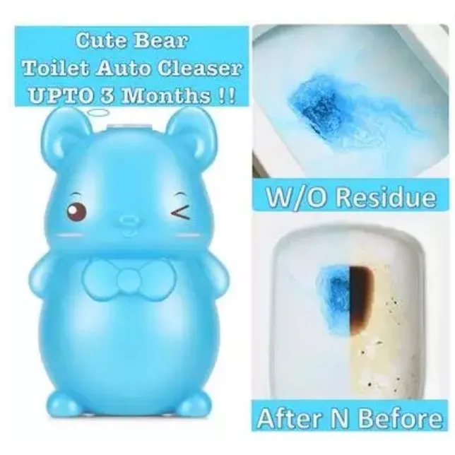 bathroom cleaner Bear Blue Bubble Toilet cleaner Deodorant Toilet Bowl ...