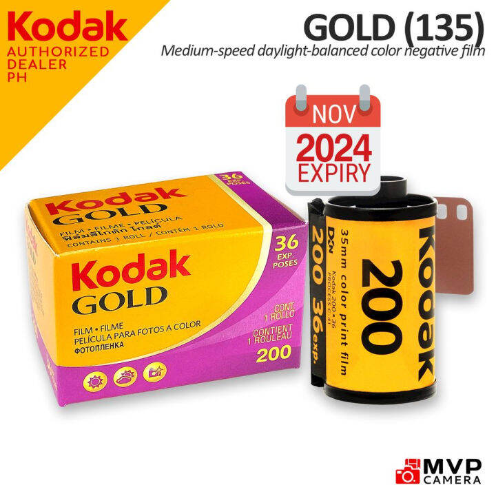 KODAK GOLD 200 135 35mm Color Negative Film C41 PROCESS MVP CAMERA♒ ...