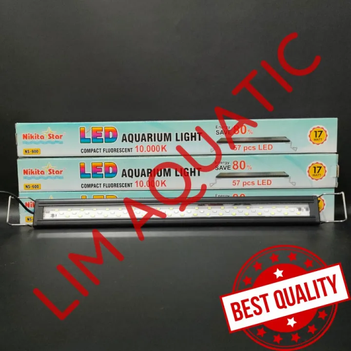 Lampu Led Nikita Star Ns 600 Lampu Led Aquarium 15 Watt | Lazada Indonesia