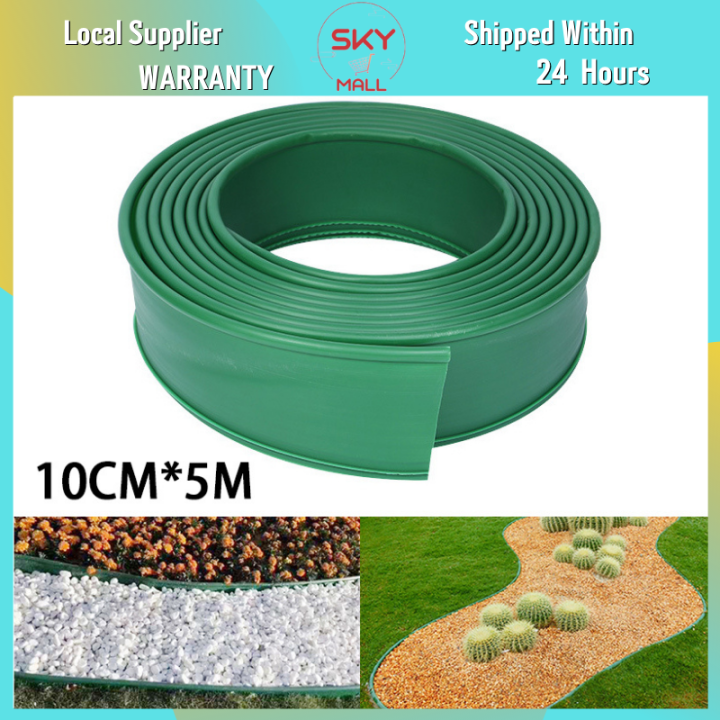 5m Garden Grass Edging Fence Belt Greening Belt Lawn Stone Isolation ...