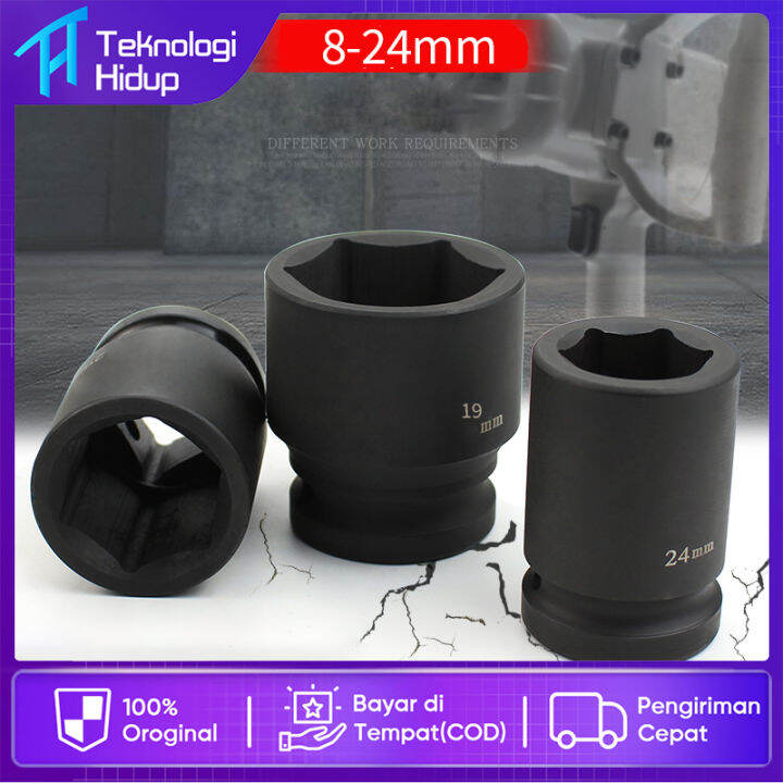 ISKU Mata sok Impact 8-24mm Panjang and pendek Mata Kunci Sok | Lazada Indonesia