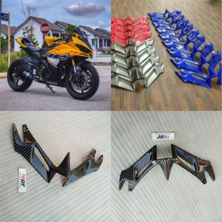 Winglet R25 Old Carbon Winglet Motor Yamaha R25 Carbon Sayap fairing ...
