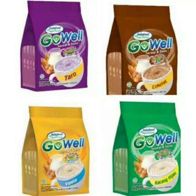 Gowell taro / vanilla / coklat / kacang hijau isi 5 pcs | Lazada Indonesia