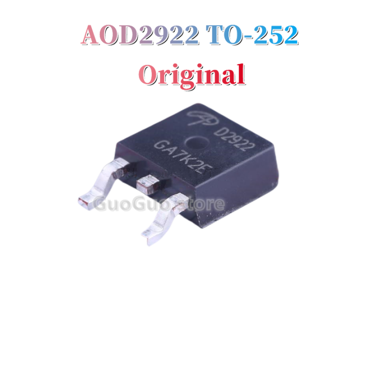 10pcs Original AOD2922 TO-252 D2922 TO252 3.5A/100V N-channel MOSFET ...
