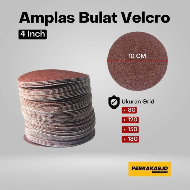 Amplas Bulat Susun 4 Inch Grid Lengkap OWNER | Lazada Indonesia