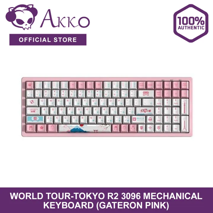 Akko World Tour-Tokyo R2 3096 Mechanical Keyboard (Gateron Pink ...