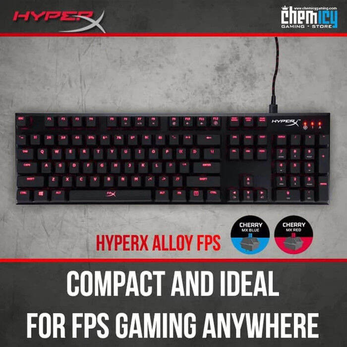 HyperX Alloy FPS Mechanical Gaming Keyboard | Lazada Indonesia
