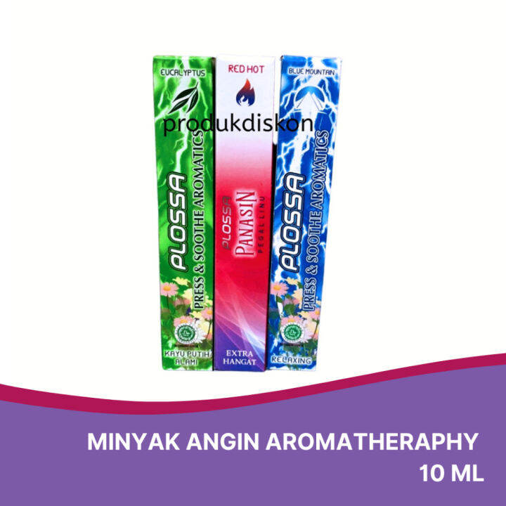 PLOSSA Press & Soothe Aromatics Inhaler 10ml - Minyak Angin | Lazada ...