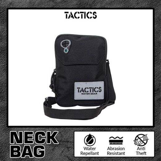 Tactics Water-Resistant Travel Undercover Neck Bag-Black※ | Lazada PH