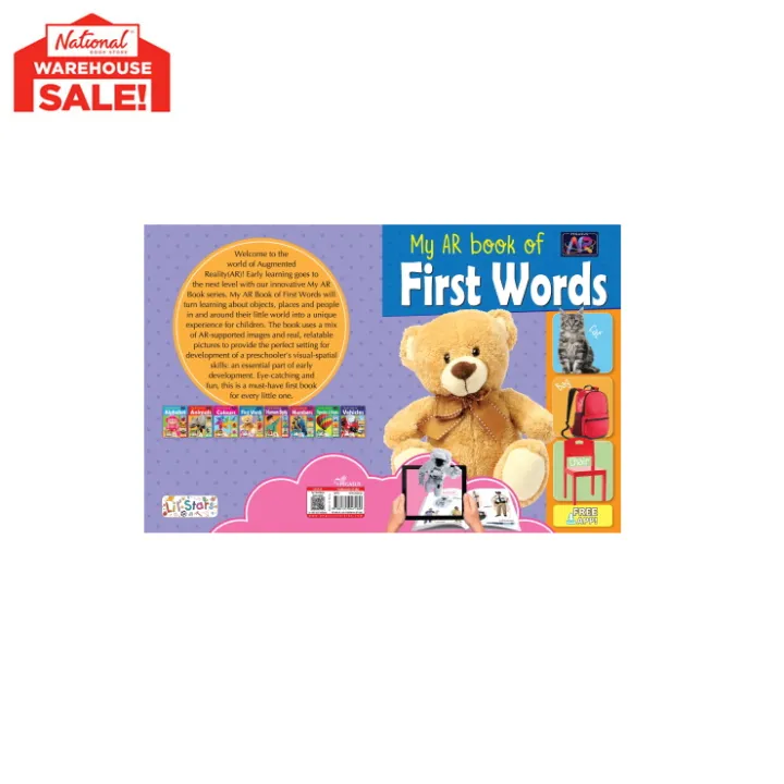 MY AR BOOK OF FIRST WORDS TRADEPAPER | Lazada PH