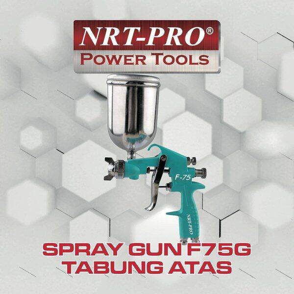 Spray Gun F 75 NRT PRO Tabung Atas F75G 400cc Alat Penyemprot Cat ...