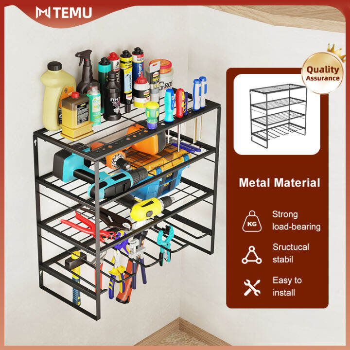 TEMU Heavy Duty Tool Room Workshop Garage Wall Mount Power Tool ...