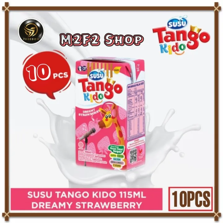 Susu Kids Tango Kido Dreamy Strawberry | Stroberi Kotak UHT - 115 ml ...
