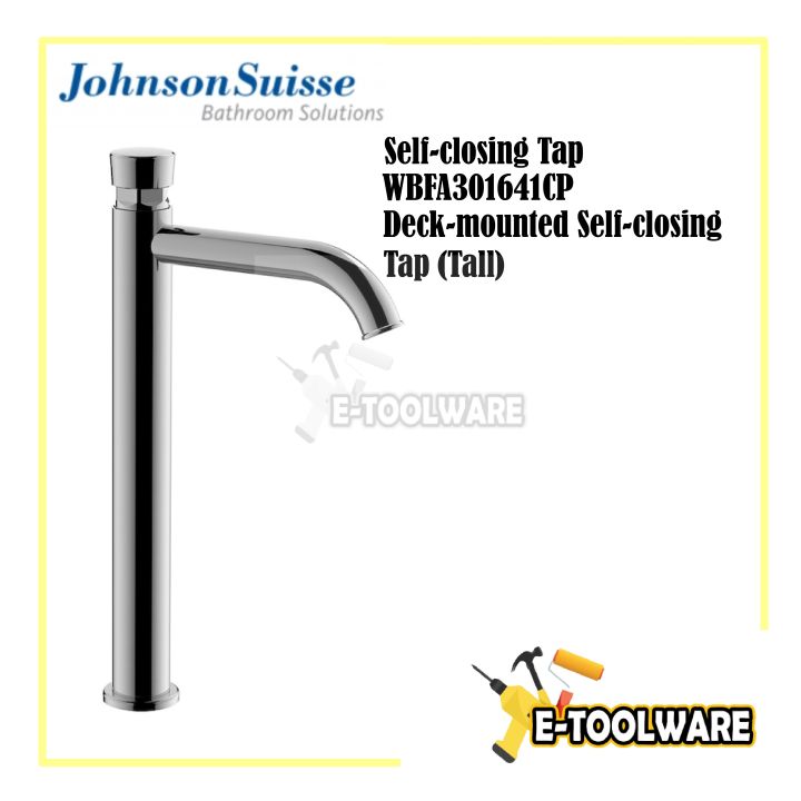Johnson Suisse Self-closing Tap Deck-mounted Self-closing Tap (Tall ... Johnson Suisse Self-closing Tap Deck-mounted Self-closing Tap (Tall ...