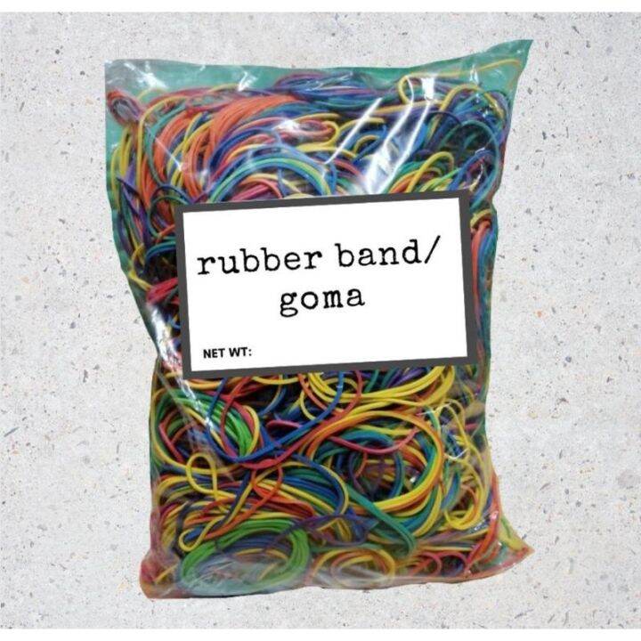 Rubber Band Goma Assorted Color 500g/1Kg | Lazada PH