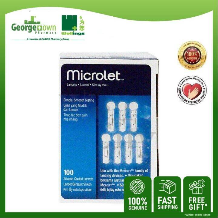 Microlet Lancet (100S - BOX) [Georgetown Wellings Pharmacy] | Lazada