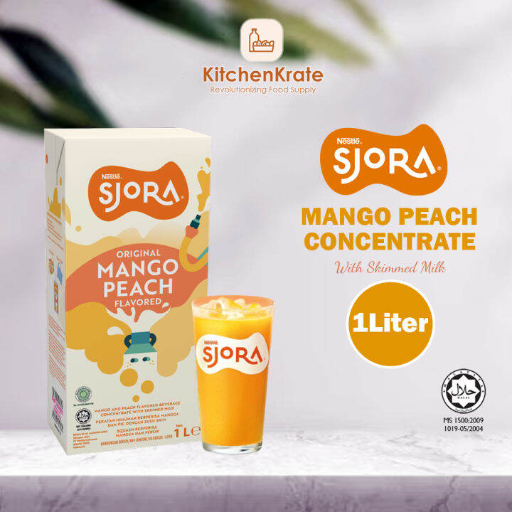 NESTLE SJORA Mango Peach Concentrate 1L | Lazada