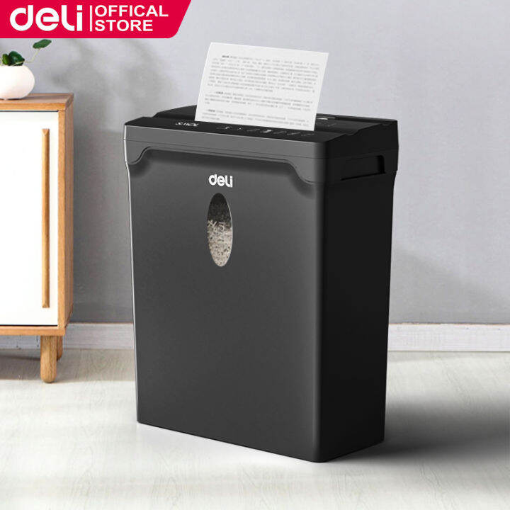 Deli Portable A4 Automatic Paper Shredder Machine 10L Heavy Duty Paper ...