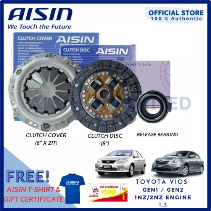 AISIN Clutch Kit (Clutch Disc, Clutch Cover, Release Bearing) for ...