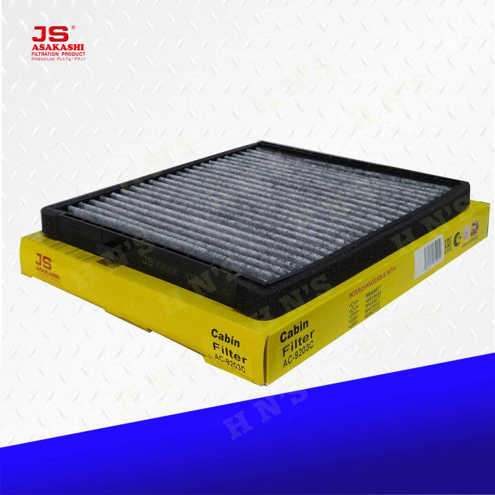 JS Cabin Filter AC-9203C for Chevrolet Aveo (Carbon activated) | Lazada PH