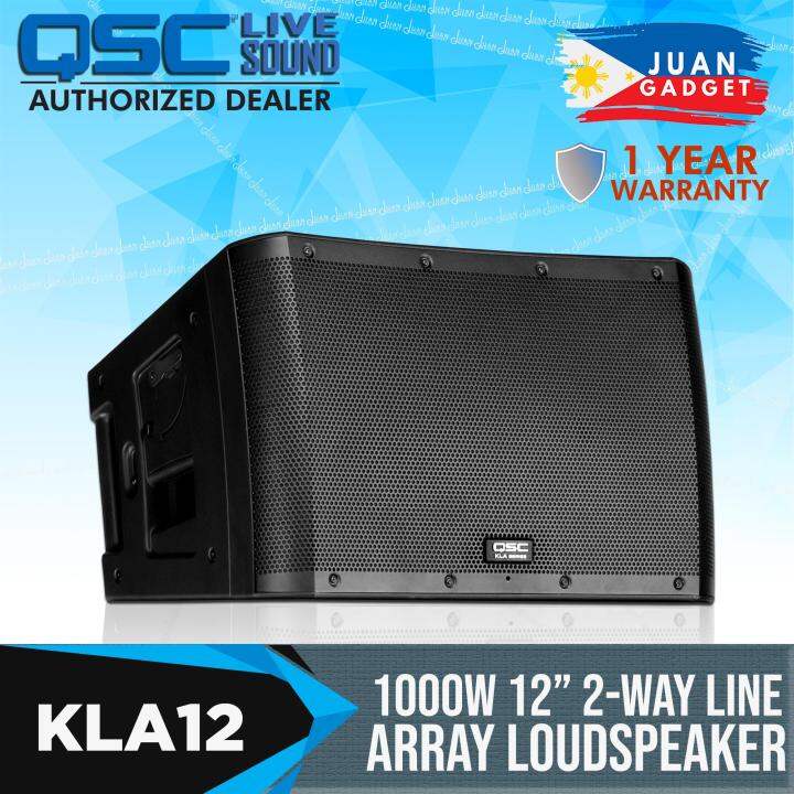 QSC KLA12 1000W 12" 2-Way Line Array Loudspeaker (Black) | JG ...