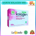 Natural Collagen Body Soap HNI HPAI / Sabun Kolagen Transparan HNI HPAI ...