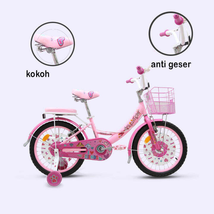 sepeda anak cewek 18 in family karakter paw patrol sepeda mini | Lazada ...