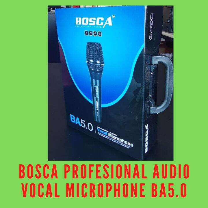 [SLS] BOSCA MICROPHONE, PROFESSIONAL & DYNAMIC MIC, HEAVY DUTY MIC, THE ...