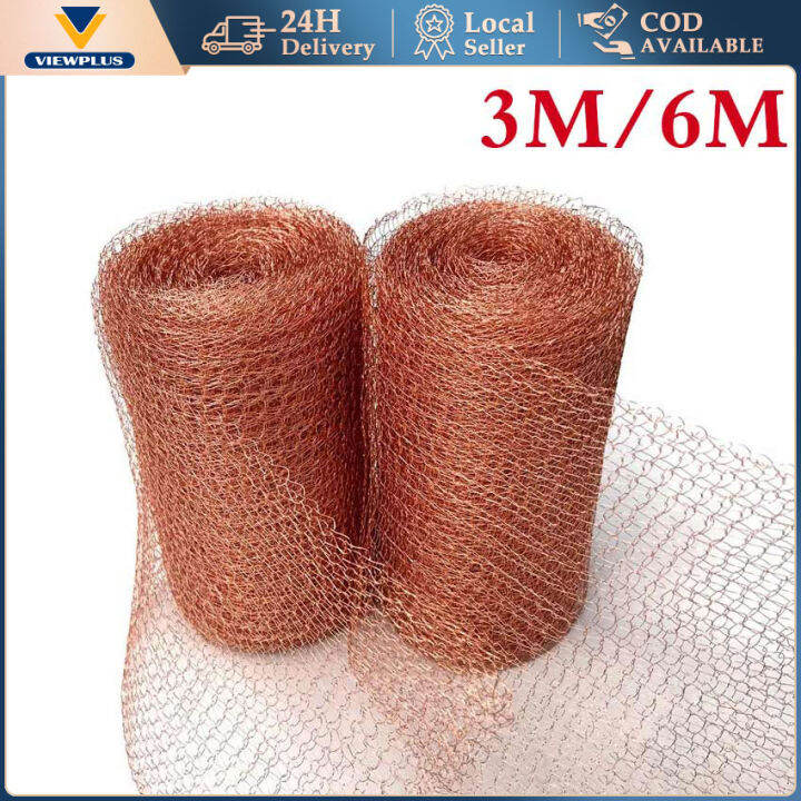 12.7cm 3/6m Pure Copper Mesh Screen Food Distillation Column Packing ...
