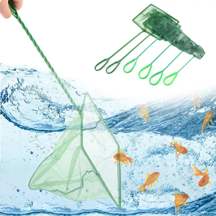 Yuanhesheng 1ชิ้นตู้ปลาตารางกุ้งขนาดเล็ก Betta Tetra Fish Net 3 "-10" 6 ...