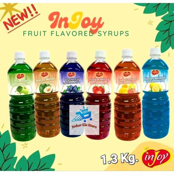 SALE! INJOY FRUIT Flavored Syrup 1.3 Kg. for Toppings | Lazada PH
