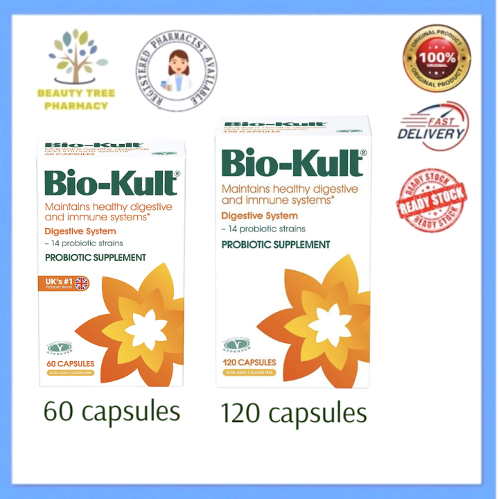 Bio-Kult Advanced Probiotics for Digestive & Immune System 60 / 120 ...
