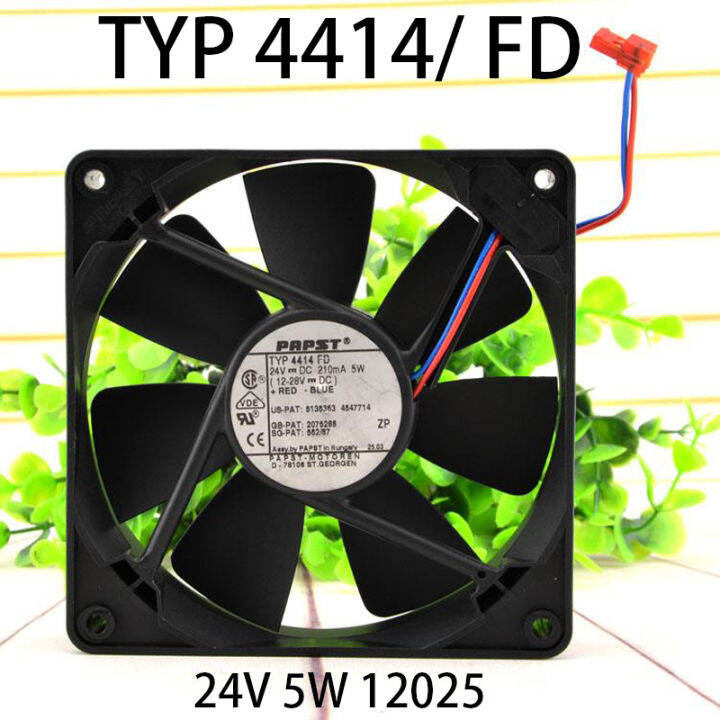 EBM PAPST TYP 4414/ FD FM F2 24V 5W 12025 Inverter Double Ball Fan | Lazada PH