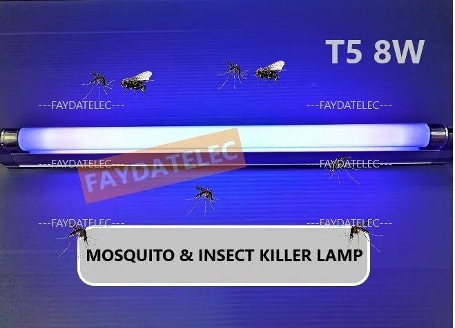 T5 8W INSECT KILLER TUBE / ACTINIC BLACKLIGHT TUBE (F8T5/BL) | Lazada