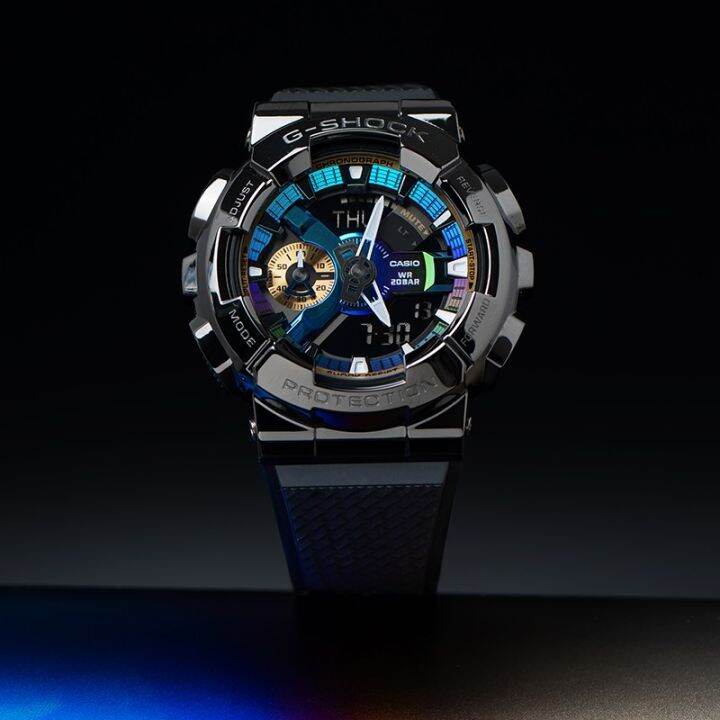 【Ready Stock】Casio Watch men's volcano thunder rainbow metal case ...