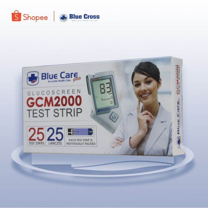 Blue Care Plus GCM2000 - Glucose Strip (25 strips) | Lazada PH
